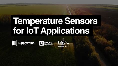 Temperature Sensors For Iot Applications Youtube