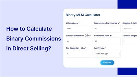 How Does Binary MLM Commission Calculation Works Infinite Binary