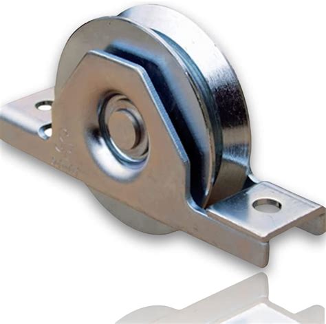 DECO FER FORGE Roue Ou Galet De Portail Coulissant Avec Une Gorge En V