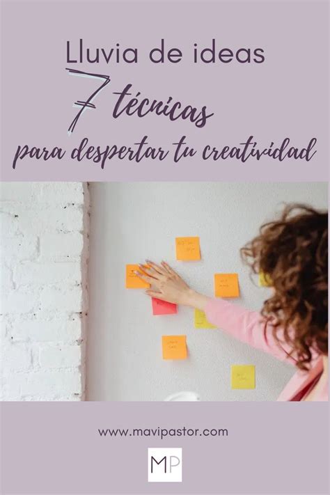 Lluvia de ideas 7 técnicas para despertar tu creatividad Enseñanza
