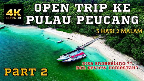 Open Trip Ke Pulau Peucang 3 Hari 2 Malam Sudah Include Snorkeling