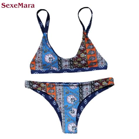 SexeMara 2017 Newest Bikini Set Women Sexy Swimsuit Push Up Bikinis