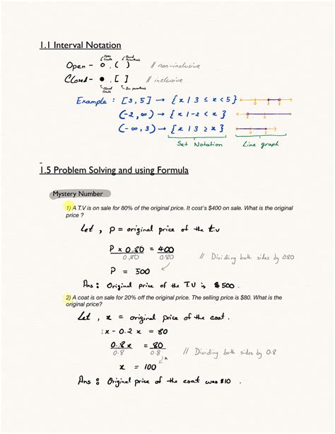 Interval Notation Worksheet With Answers Englishworksheet My Id