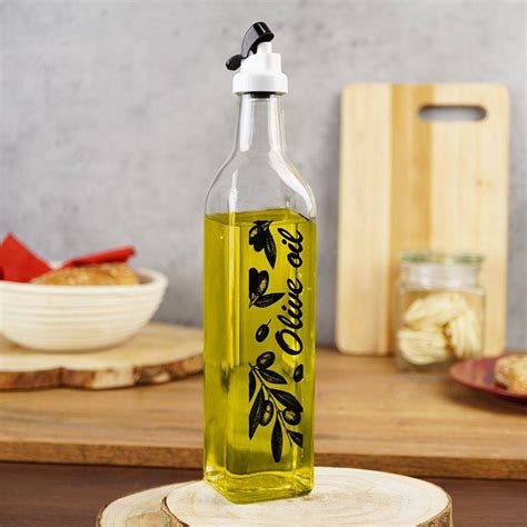 Butelka na oliwę z dozownikiem szklana 500 ml Sklep Kuchnioland pl