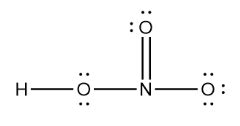 Draw The Lewis Structure Of HNO 3 Quizlet