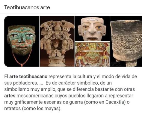Arte De Los Teotihuacanos Brainly Lat