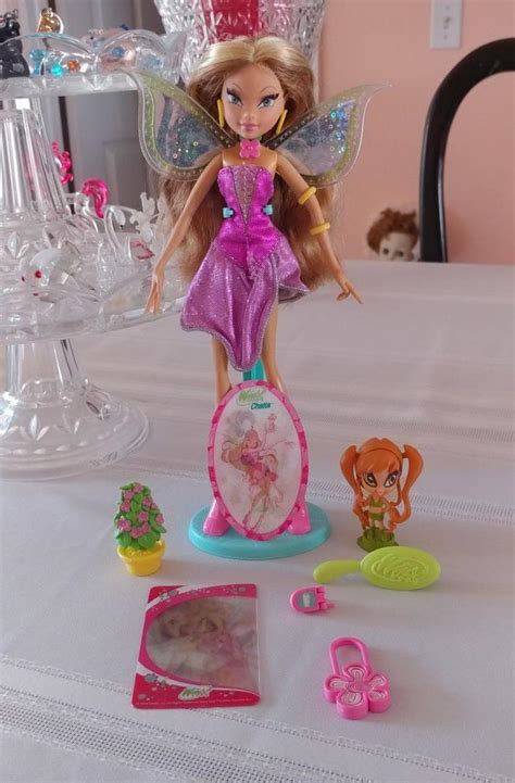 Vhtf Mattel Winx Club Pixie Magic Flora Doll Pixie Friend Chatta