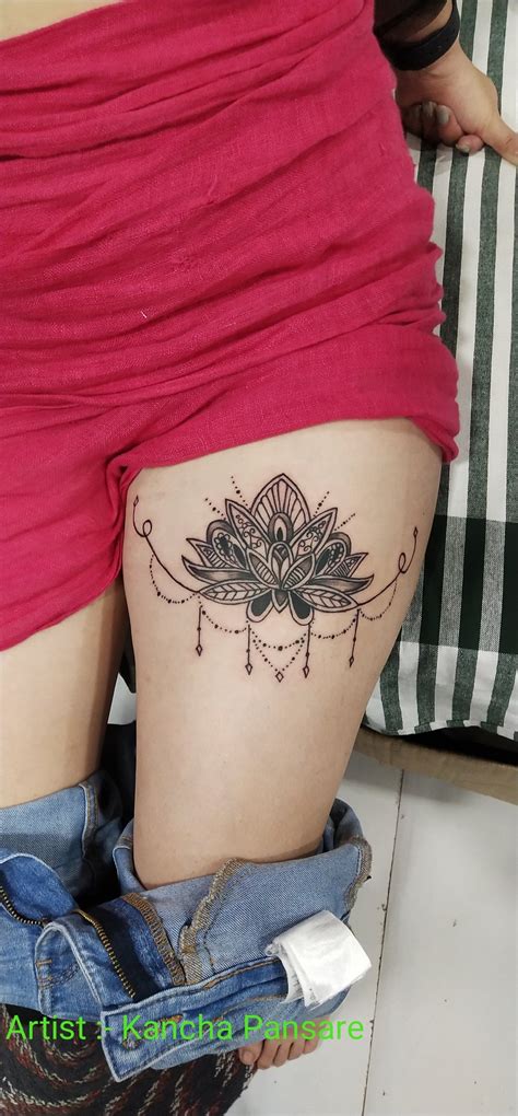Update 68 Thigh Mandala Tattoo Latest In Cdgdbentre
