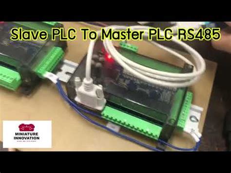 FX3U PLC Slave To PLC Master By MODBUS RS485 Miniature Innovation