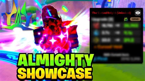 ALMIGHTY Evolved CURSED KNIGHT IGRIS Showcase In Anime Defenders YouTube