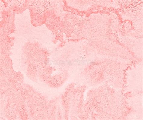 Pastel Pink Watercolor Abstract Background Stain Splash Of Paint