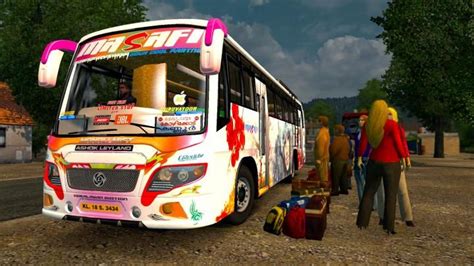 ETS2 Ashok Leyland Viking V3 Bus 1 33 X Simulator Games Mods Bus