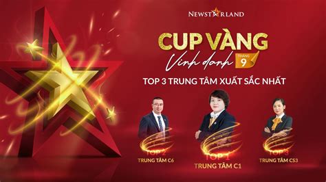 Cúp vàng vinh danh tập thể cá nhân xuất sắc nhất tháng 10 2022