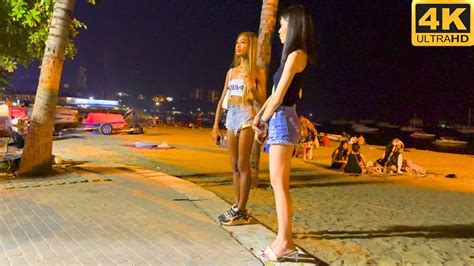 4K Beach Road Pattaya February 2024 So Many Freelancers Waiting