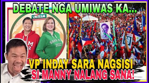 VP INDAY SARA SI MANNY NA LANG SANA MAY SI RA NA SA TUKTOK SI ITUK