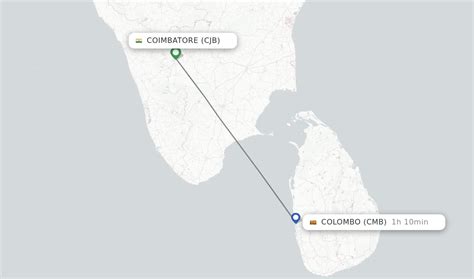 Direct Non Stop Flights From Coimbatore To Colombo Schedules