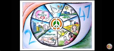 My Vision For India In 2047 Drawing In 2022 Art Sketches Sketches