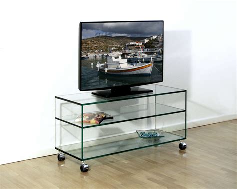 TV Glastisch Cassone VETROSO Glasmöbel