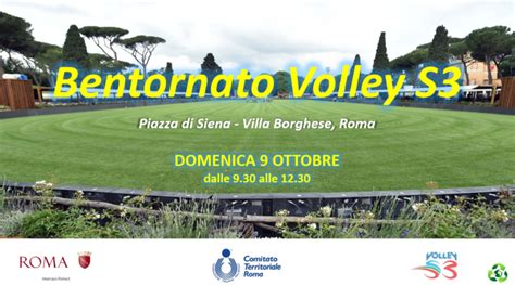 Domenica 9 Ottobre La Festa Della Pallavolo A Piazza Di Siena Con 2000