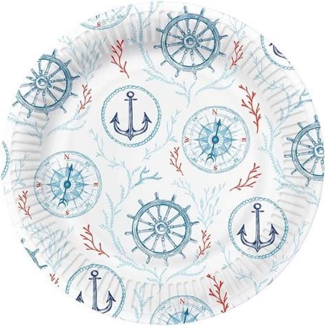 Lot De 10 Assiettes Rondes En Carton 23 Cm Robustes 100
