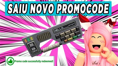 SAIU NOVO PROMOCODE GRÁTIS NO ROBLOX 2021 YouTube