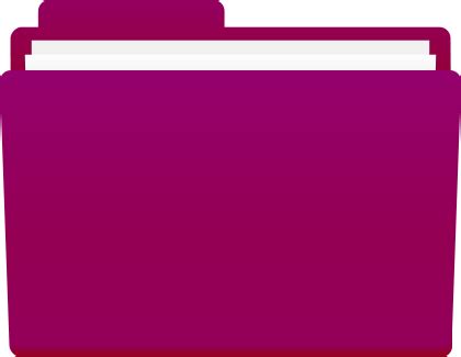 Pink Folder Icon Windows