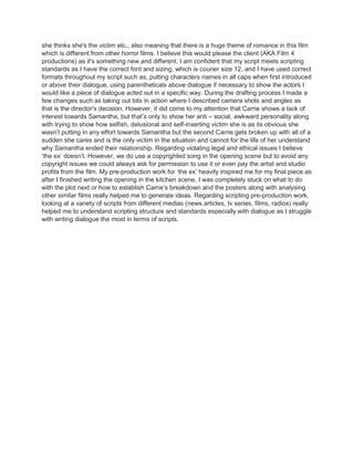 The Ex Evaluation Docx