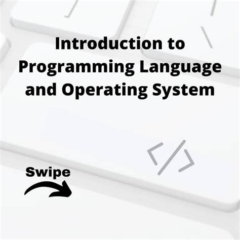 introduction to programming language and operating system pdf