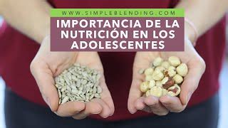 IMPORTANCIA DE LA NUTRICIÓN EN ADOLESCENTES Alimentac Doovi
