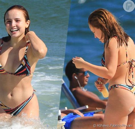 Fotos Larissa Manoela Exibe Bumbum Enxuto E Barriga Sarada Em Biqu Ni