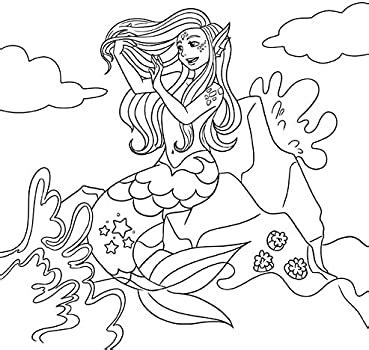 Barbie A Mermaid Tale Coloring Pages