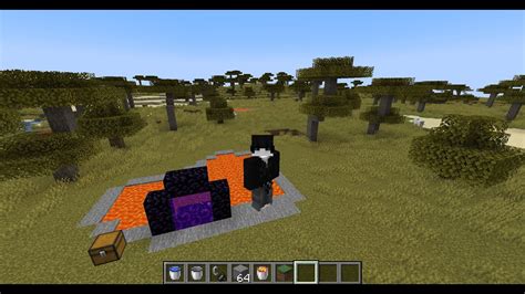 Come Fare Il Portale Del Nether Su Minecraft Con Solo Una Pozza Di Lava