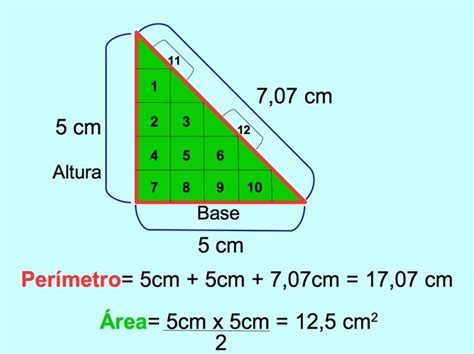 Formula Para Calcular El Area Y Perimetro De Un Triangulo Printable