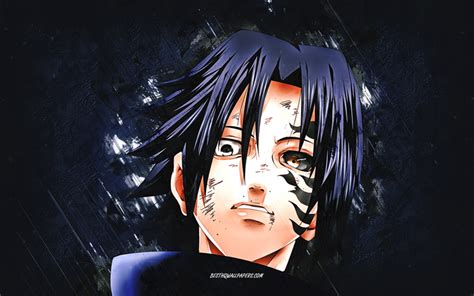 Descargar Fondos De Pantalla Sasuke Uchiha Naruto Fondo De Piedra
