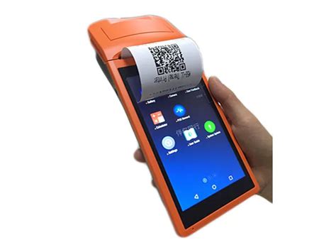 Portable Payment Android Handheld Pos Terminal With Printer Inch