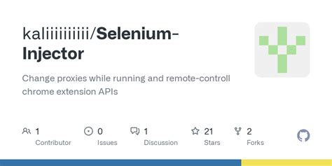 GitHub Kaliiiiiiiiii Selenium Injector Change Proxies While Running