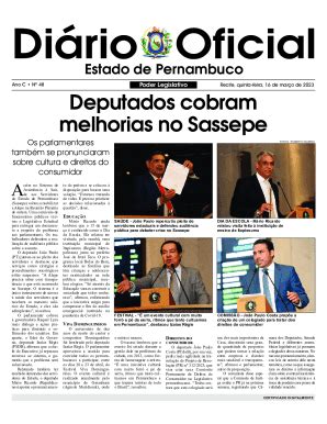 Preenchível Disponível Dirio Oficial do Estado de Pernambuco DOEPE