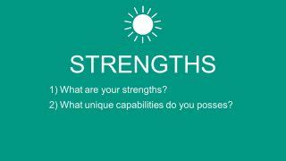 Navigational SWOT Analysis PowerPoint Template SlideModel