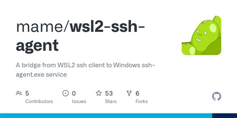 GitHub Mame Wsl2 Ssh Agent A Bridge From WSL2 Ssh Client To Windows