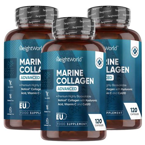 Køb Marine Collagen kapsler med Hyaluronsyre 120 stk
