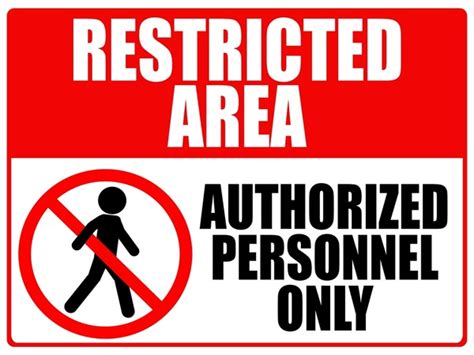 Authorized Only Personnel Sign Images Stock Photos D Objects