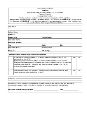 Fillable Online Article Parenteral Nutrition A58836 Fax Email Print