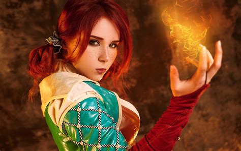 Triss Merigold From The Witcher Cosplay By SweetieFox Reddit NSFW