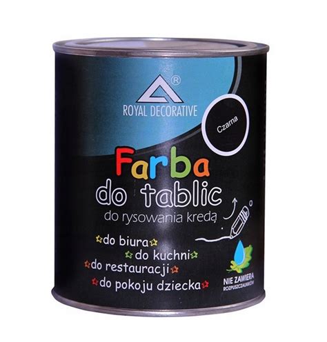 ROYAL DECORATIVE Farba Tablicowa Czarna 0 75l W 15 96 0 Cena