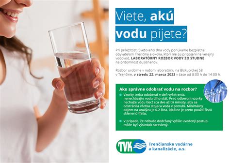 Viete akú vodu doma pijete Požiadajte si na Svetový deň vody o jej