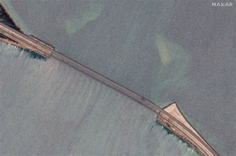 New Satellite Images Show Damage To Crimean Bridge Ukrainska Pravda
