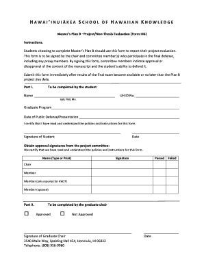 Fillable Online Manoa Hawaii Form 3b 3 Manoa Hawaii Fax Email Print