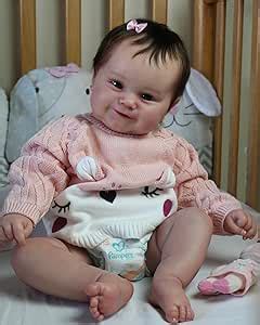 RXDOLL Reborn Baby Dolls Silicone Vinyl Full Body Girl 20 Inch