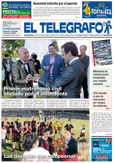 Edición 03 04 2022 Diario El Telégrafo