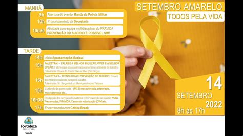 SETEMBRO AMARELO TODOS PELA VIDA YouTube